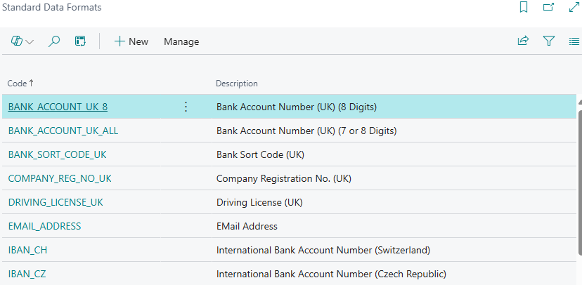 Clever Dynamics - Standard Data Formats